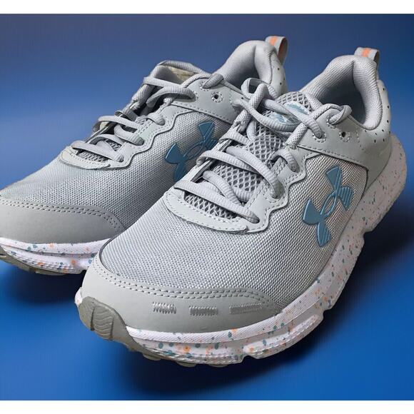 Under Armour | Shoes | Under Armour Ua Womens Charged Grey Assert Pntsp ...